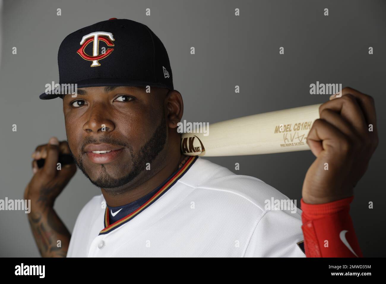 Minnesota Twins' Kennys Vargas poses for a picture during the team's ...