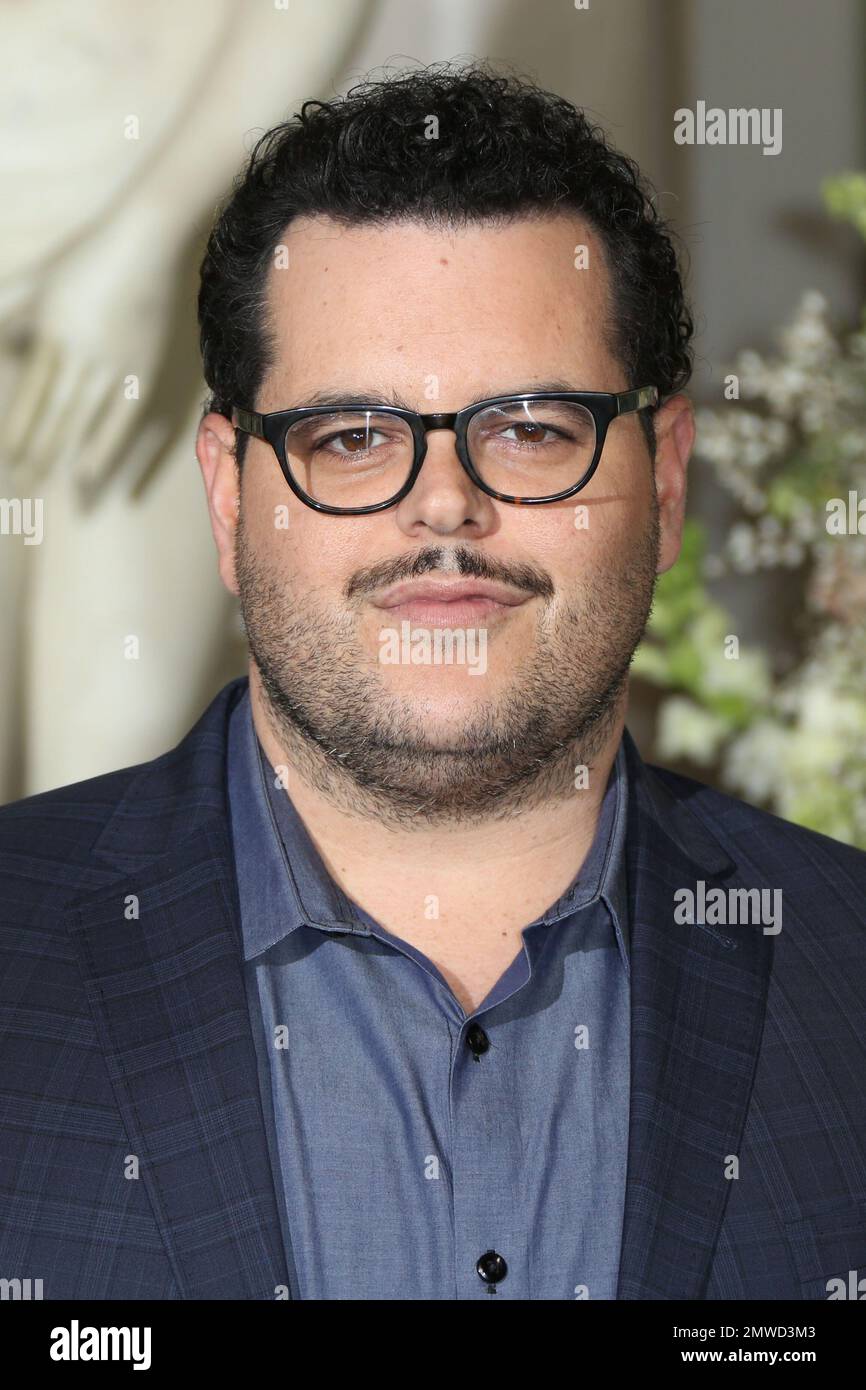 Josh Gad poses for photographers ahead of a screening for the Beauty ...