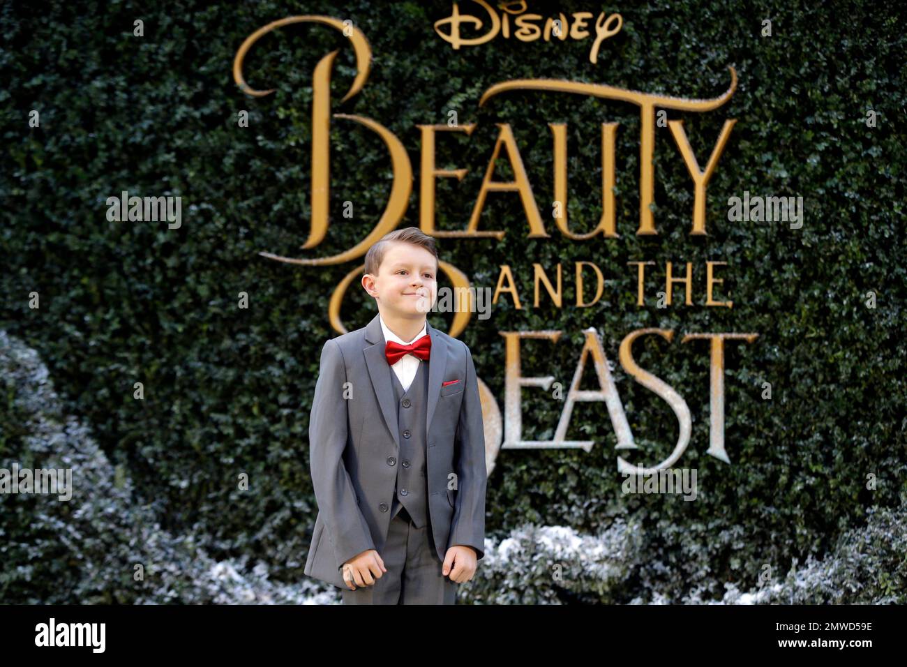Nathan Mack arrives for the Beauty And The Beast Premiere, in London ...