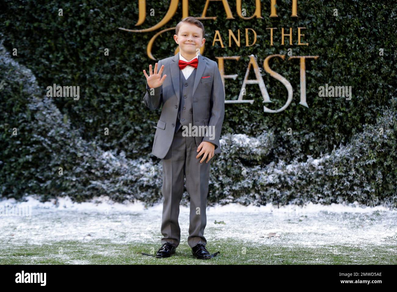 Nathan Mack arrives for the Beauty And The Beast Premiere, in London ...