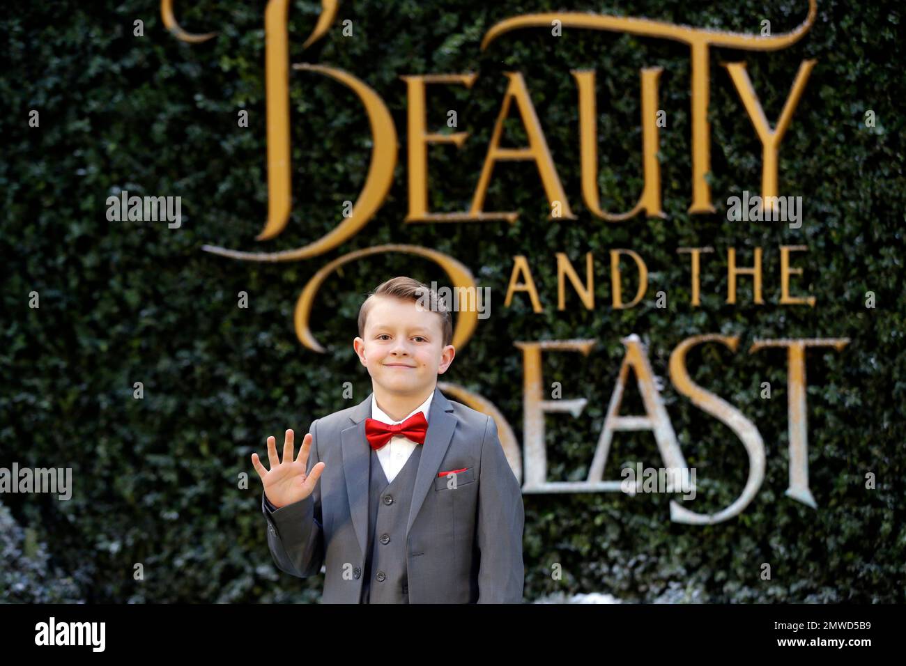 Nathan Mack arrives for the Beauty And The Beast Premiere, in London ...