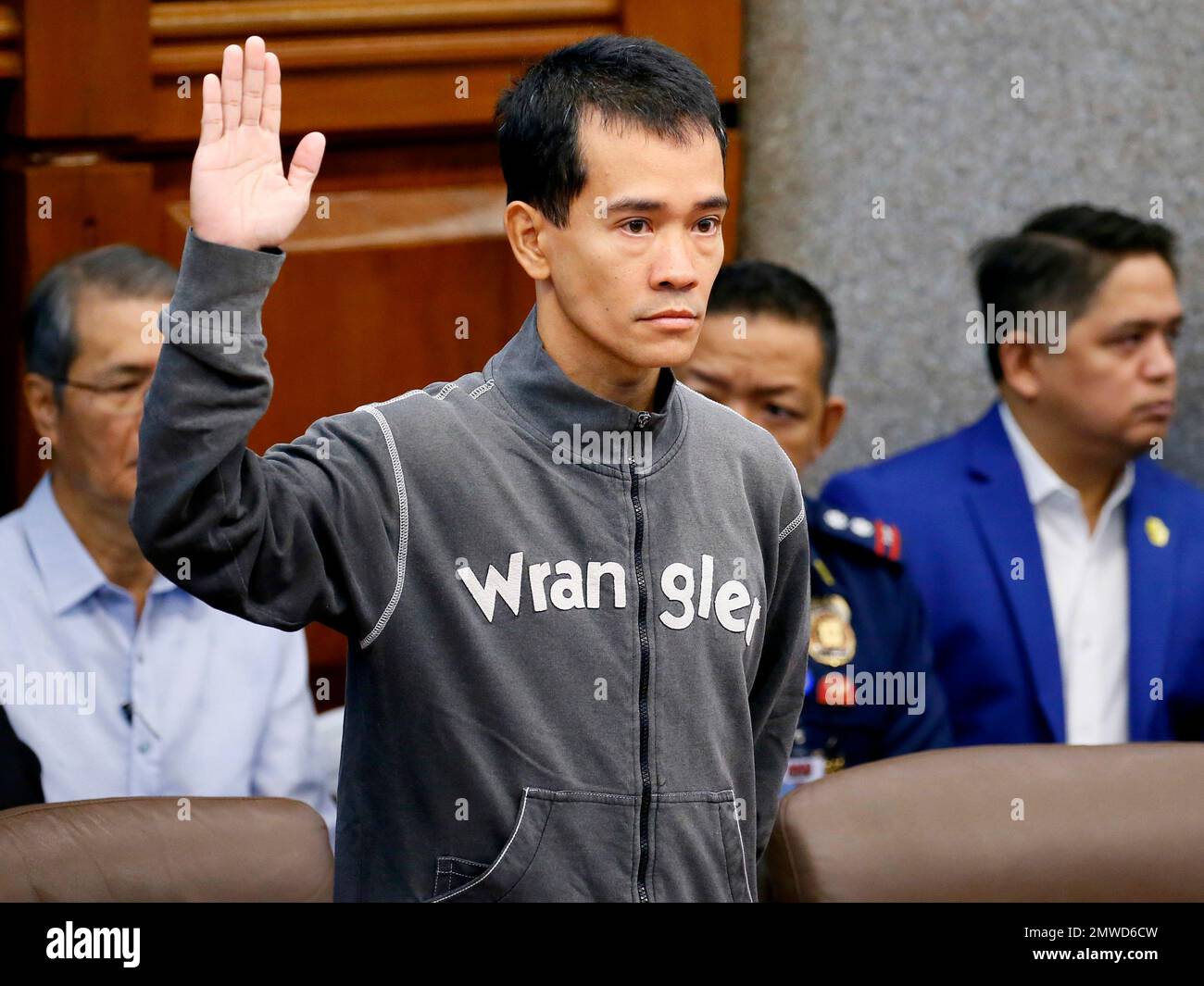 Senior Police Officer 4 Roy Villegas, one of five police officers who took part in the kidnap ...