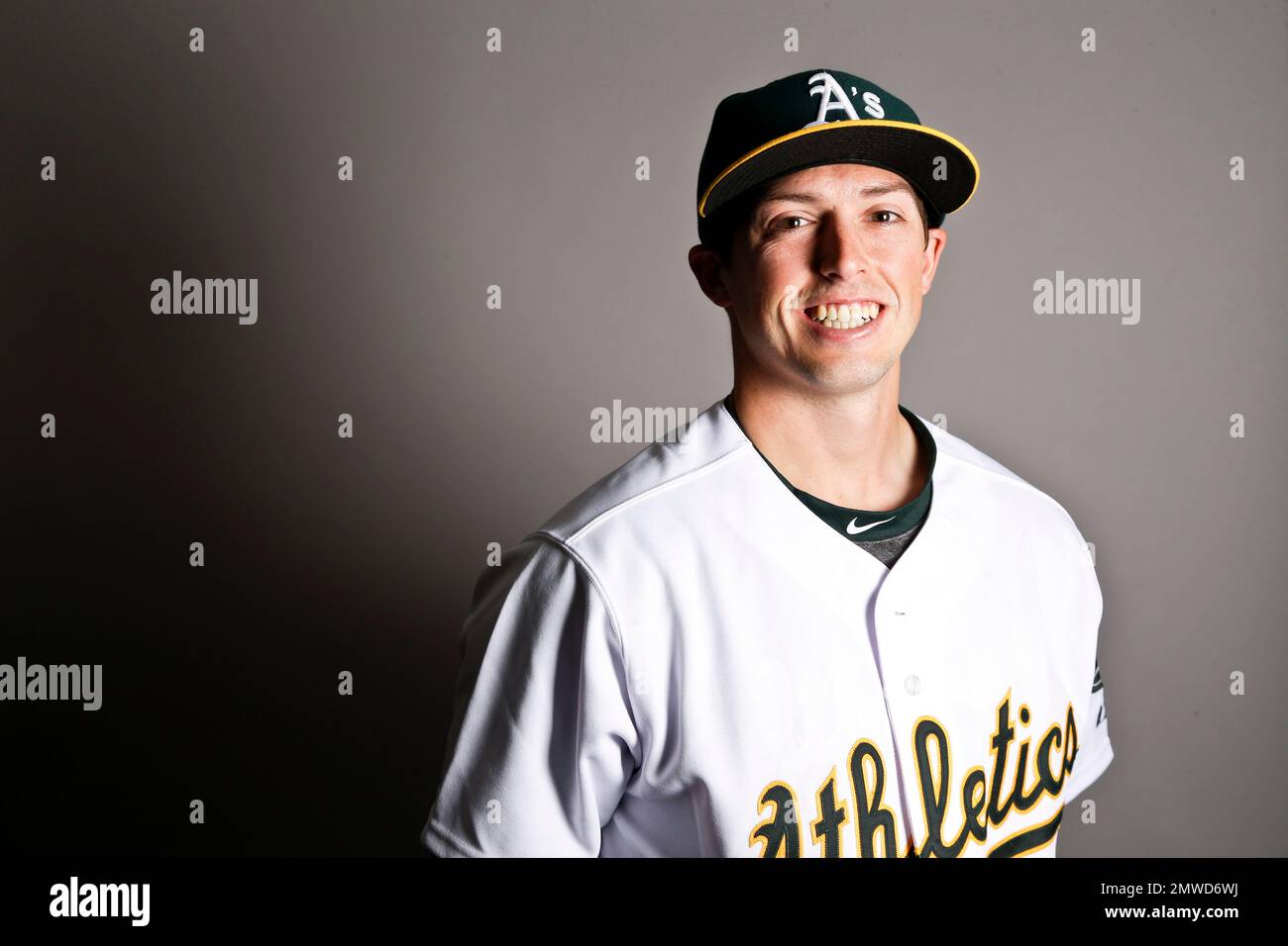 This is a 2017 photo of relief pitcher Ryan Dull of the Oakland ...