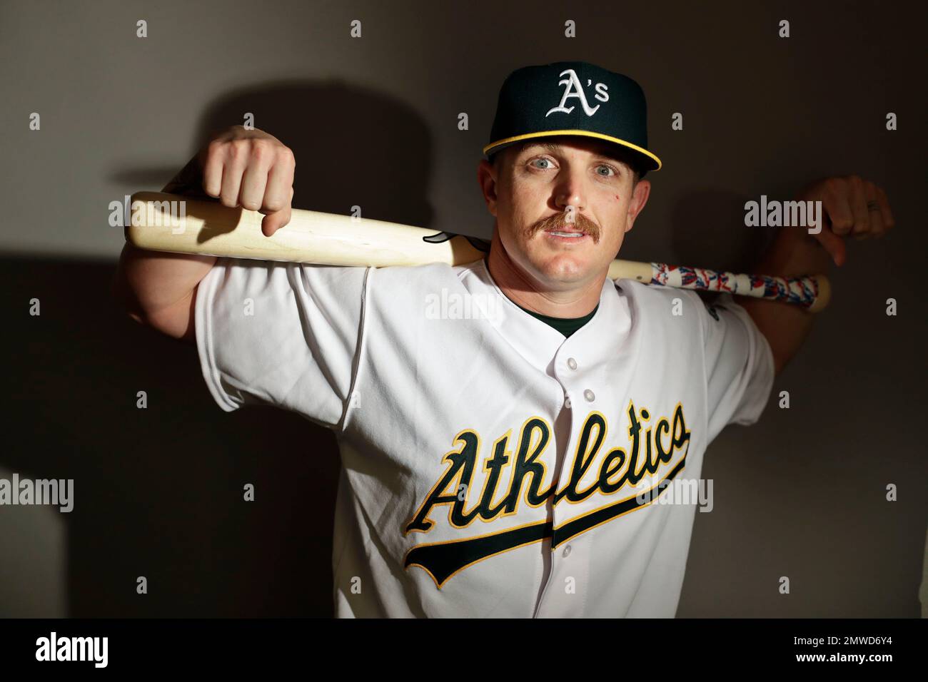 This is a 2017 photo of first baseman Chris Parmelee of the Oakland ...