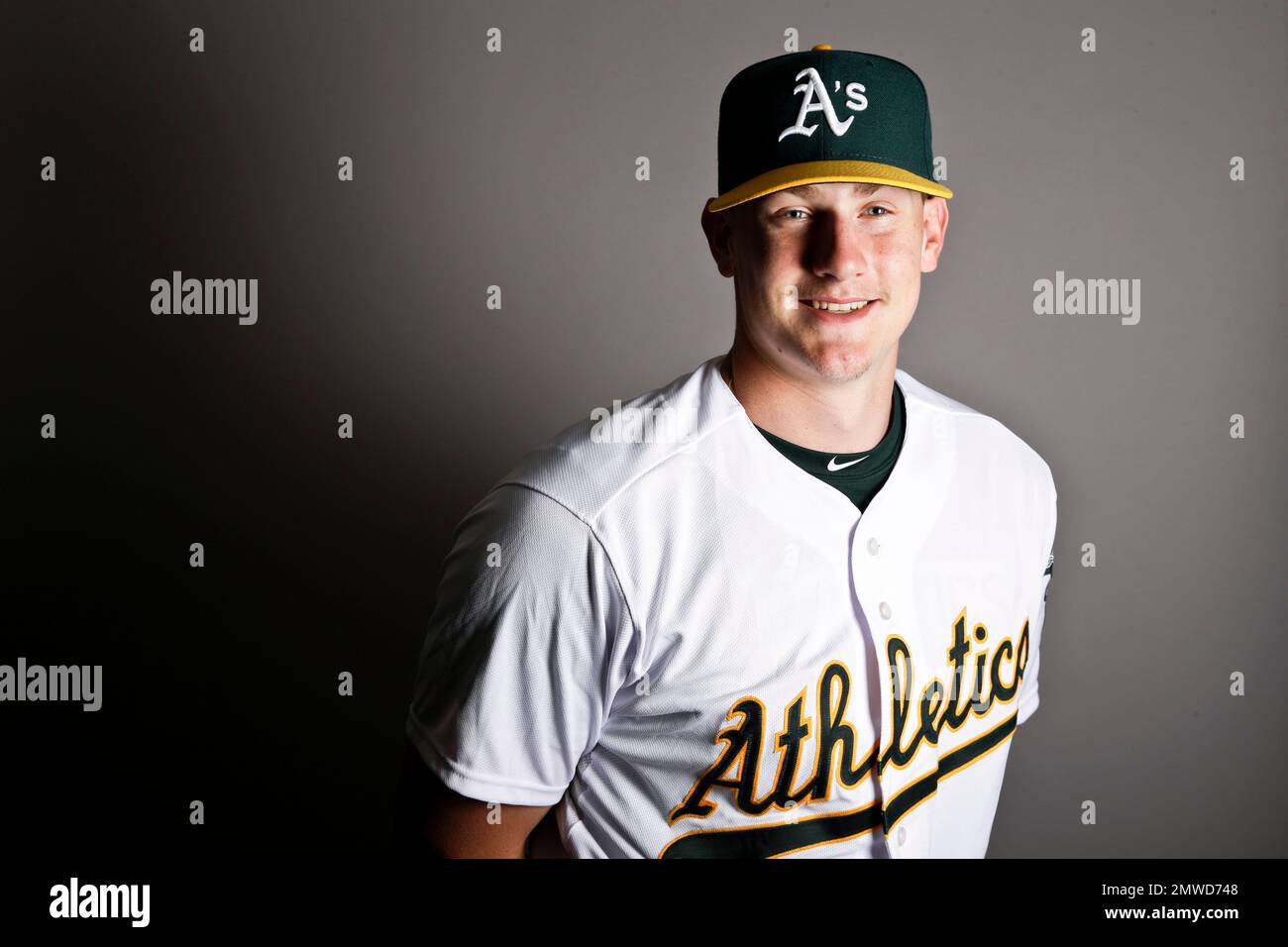 This is a 2017 photo of catcher Sean Murphy of the Oakland Athletics ...