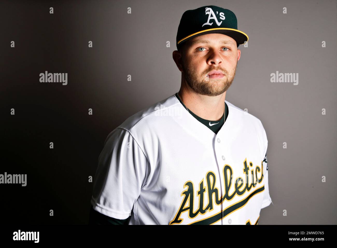 This is a 2017 photo of starting pitcher Jesse Hahn of the Oakland ...