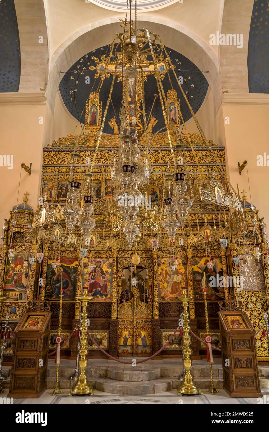Meteora monastery church interior hi-res stock photography and images ...