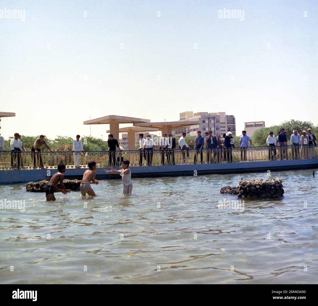 People at a public park in Kuwait City in April 1965. (AP Photo Stock ...