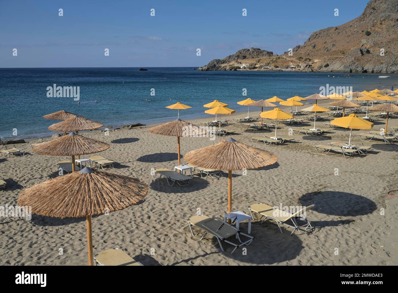 Damnoni Beach, South Coast, Crete, Greece Stock Photo - Alamy
