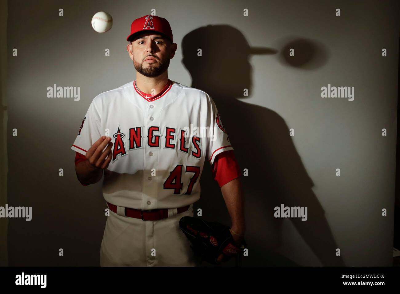 This is a 2017 photo of starting pitcher Ricky Nolasco of the Los ...