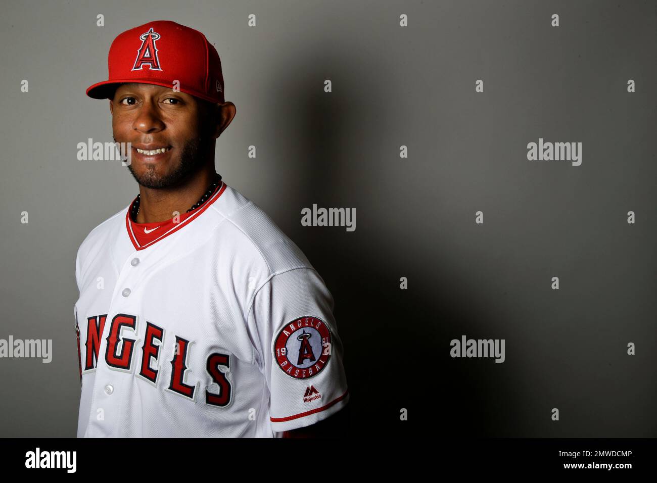 This is a 2017 photo of second baseman Rey Navarro of the Los Angeles ...
