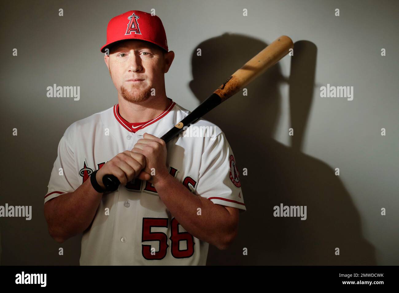 This is a 2017 photo of right fielder Kole Calhoun of the Los Angeles ...