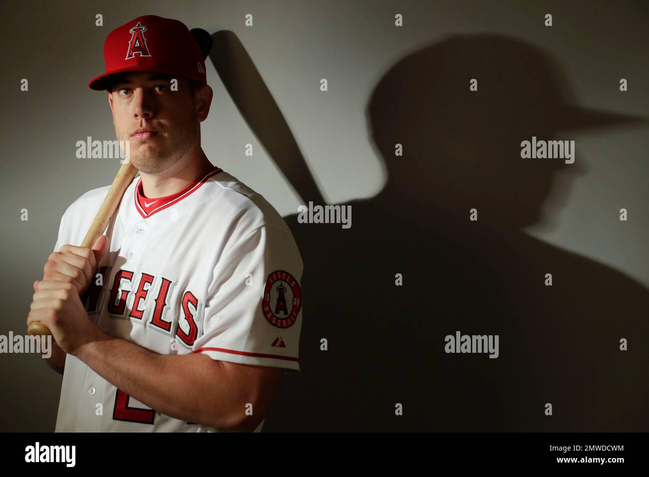 This is a 2017 photo of first baseman C.J. Cron of the Los Angeles ...