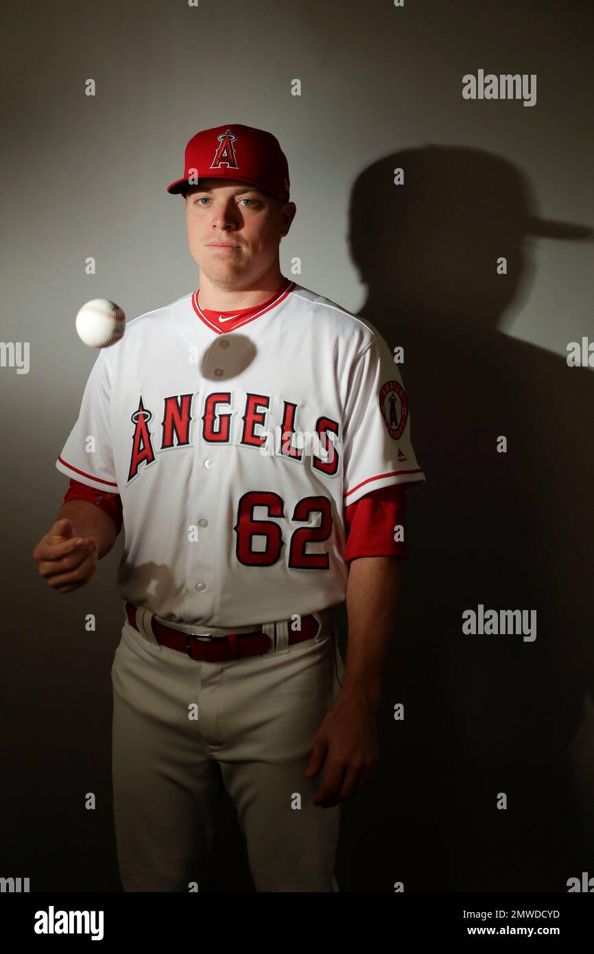 This is a 2017 photo of starting pitcher Daniel Wright of the Los ...