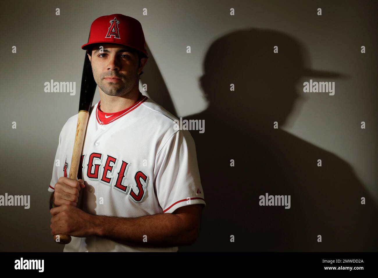 This is a 2017 photo of center fielder Ryan LaMarre of the Los Angeles ...