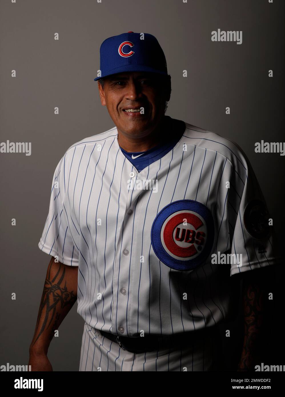 This is a 2017 photo of Henry Blanco. This image reflects the Chicago ...