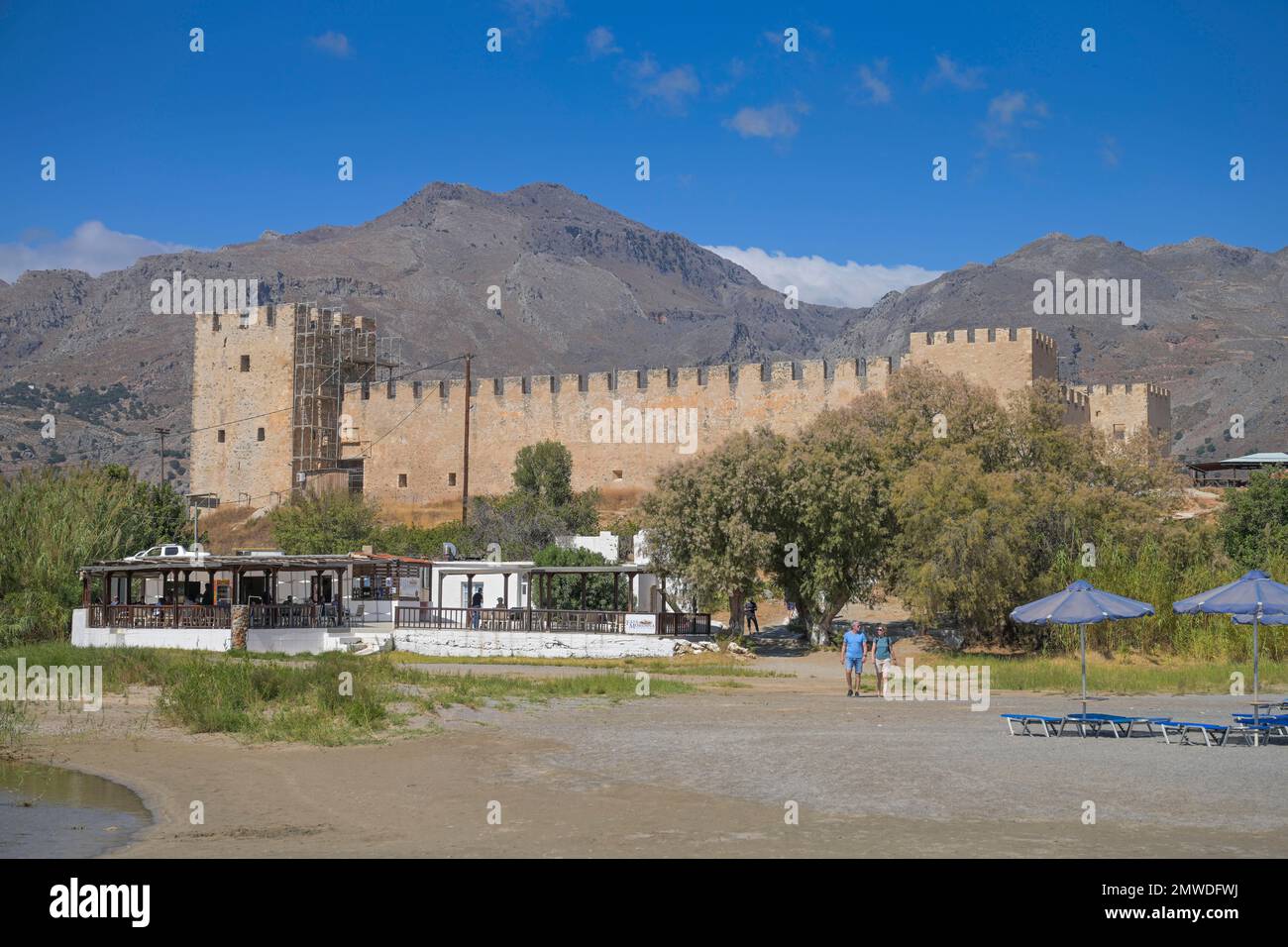 Venetian Castle, Frangokastello, Crete, Greece Stock Photo - Alamy