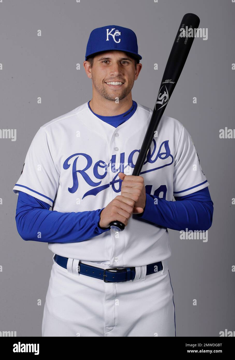 This is a 2017 photo of Garin Cecchini of the Kansas City Royals ...