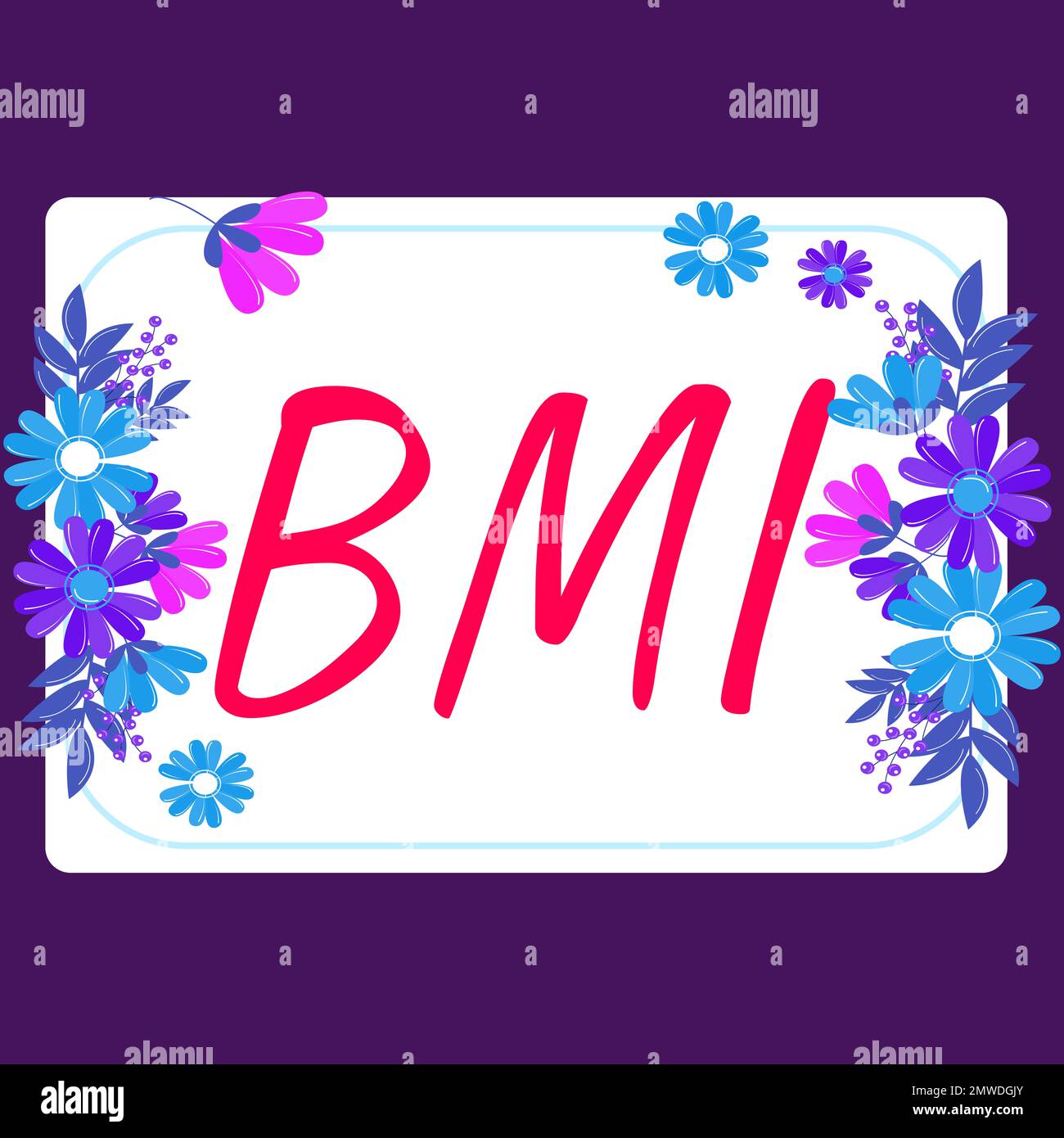 Text caption presenting Bmi. Business showcase Method of estimating ...