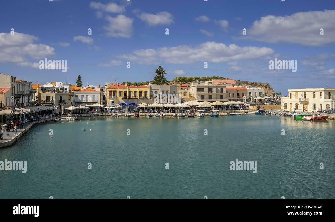 Venetian Port, Rethymno, Crete, Greece Stock Photo - Alamy