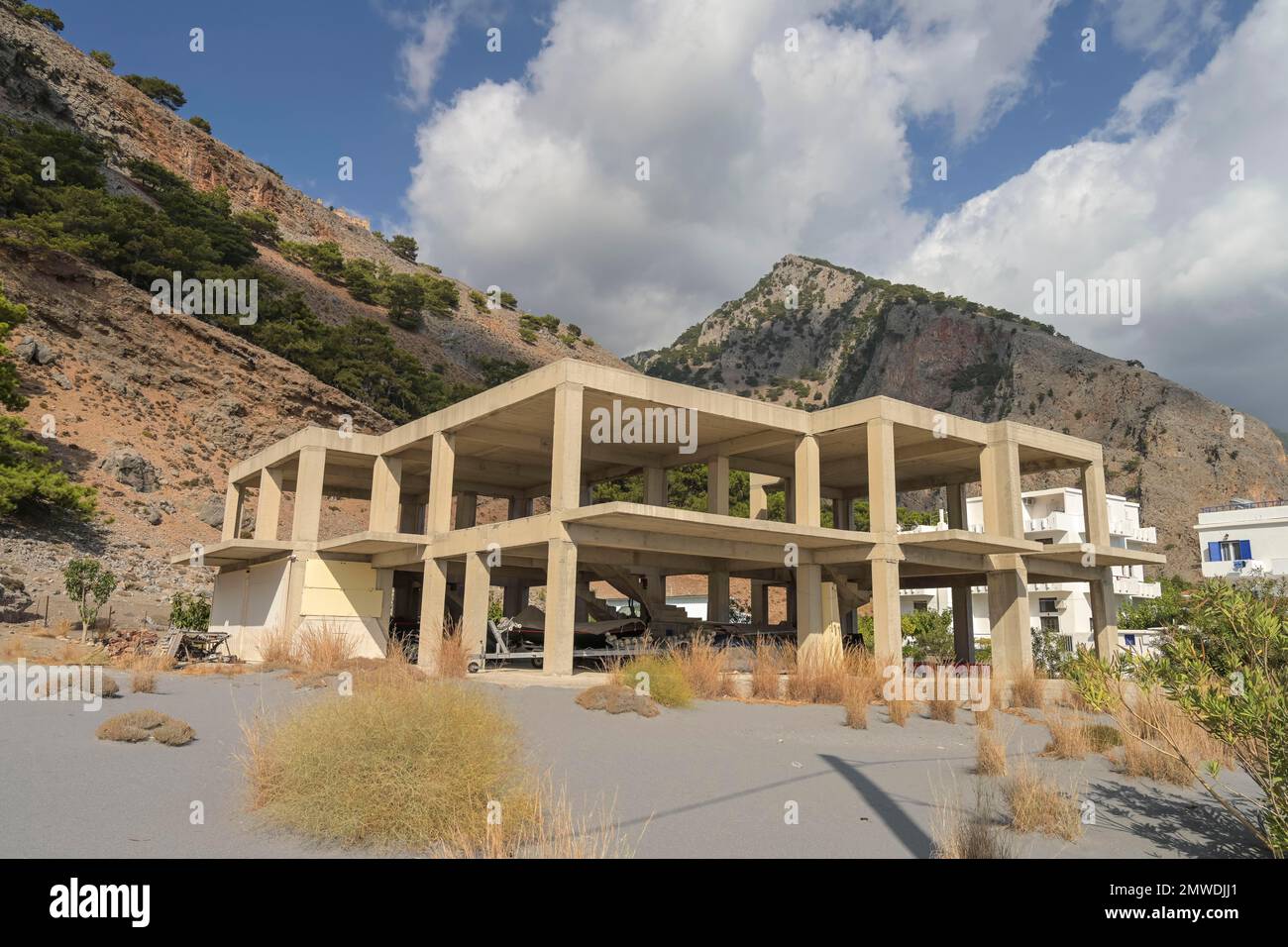 Shell, Ruin, Agia Roumeli, Crete, Greece Stock Photo - Alamy