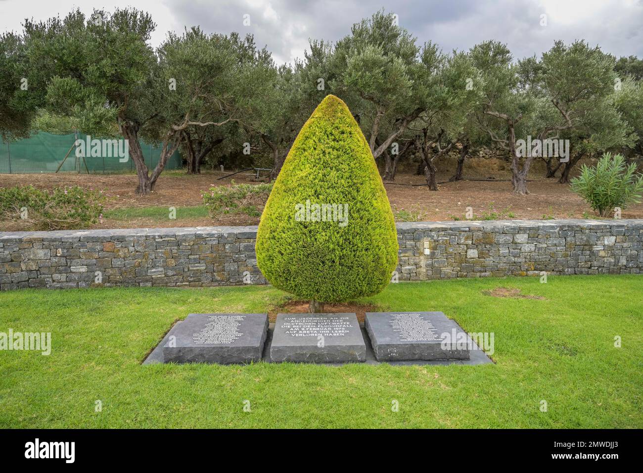 German Military Cemetery, Maleme, Crete, Greece Stock Photo - Alamy
