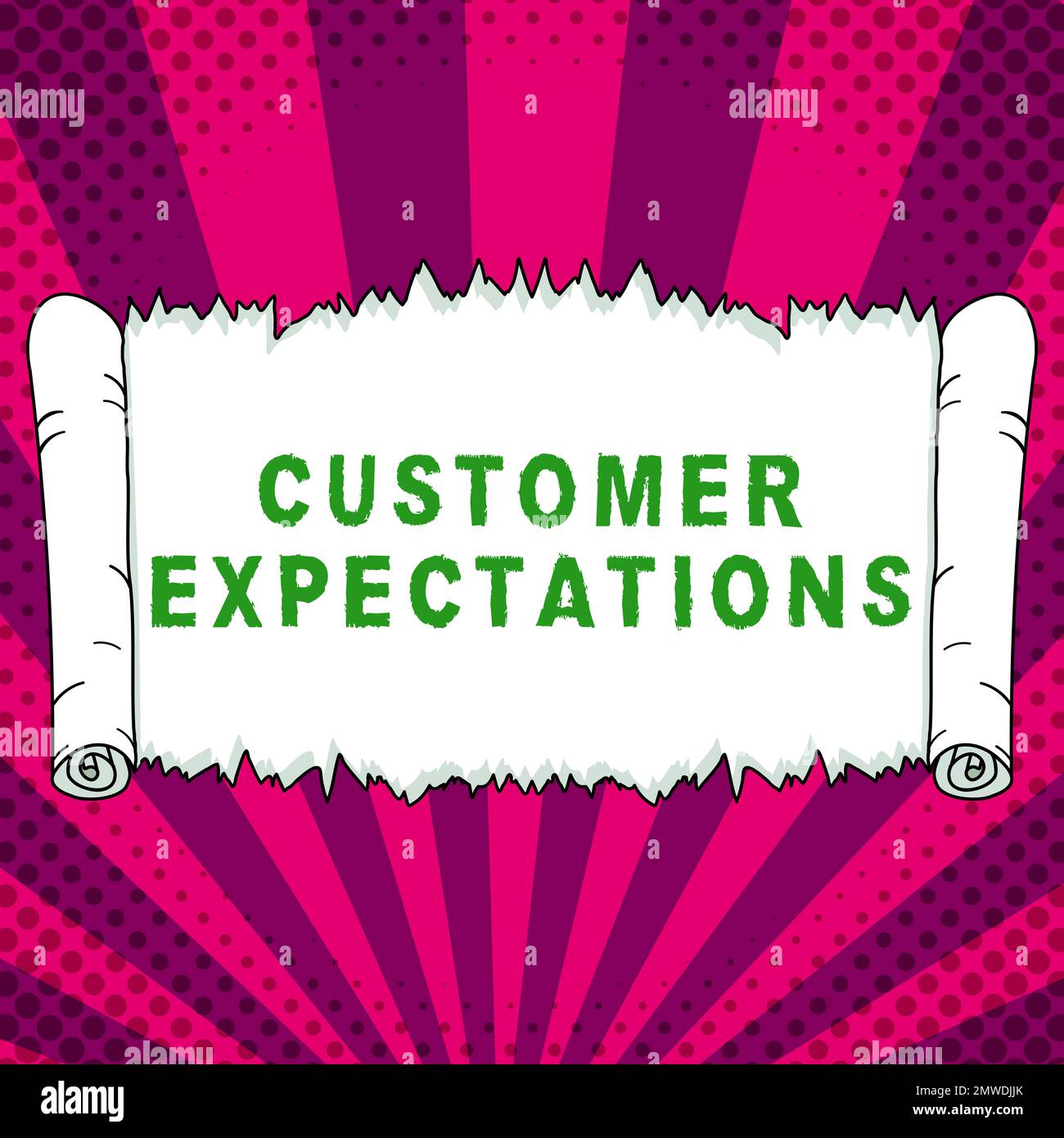Sign displaying Customer Expectations. Business idea Benefits a Client ...