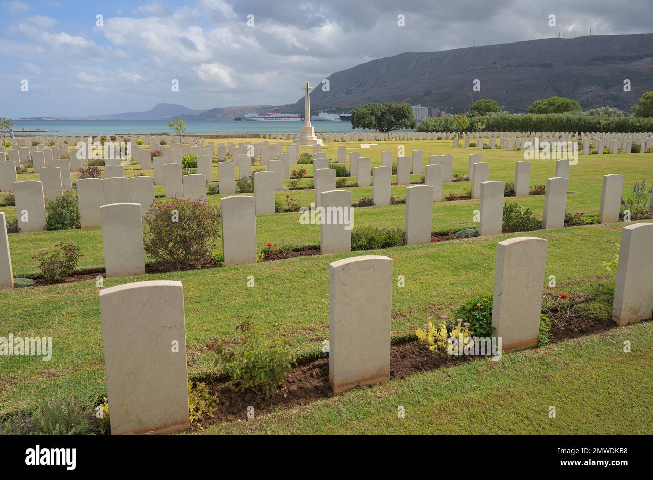 British Military Cemetery Souda Bay War Cemetery, Souda, Crete, Greece ...