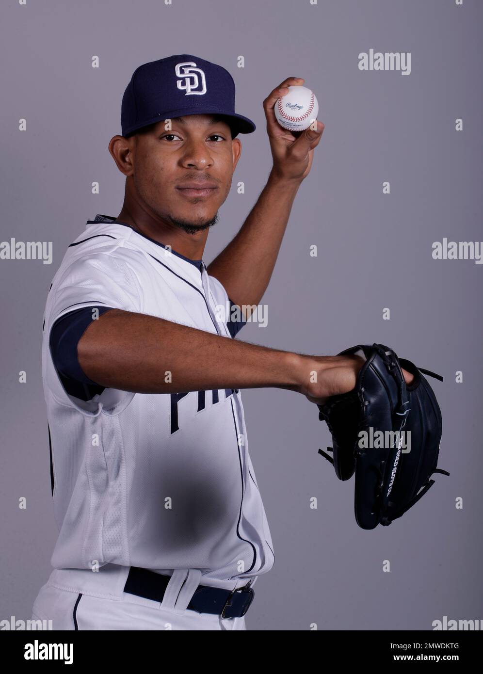 This is a 2017 photo of Jose Torres of the San Diego Padres baseball ...
