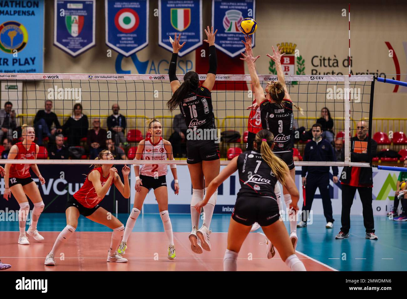 Busto Arsizio, Italy. 01st Feb, 2023. Madison Kingdon Rishel #9 of THY ...