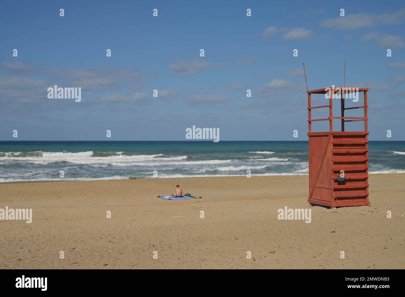 North crete beach hi-res stock photography and images - Alamy
