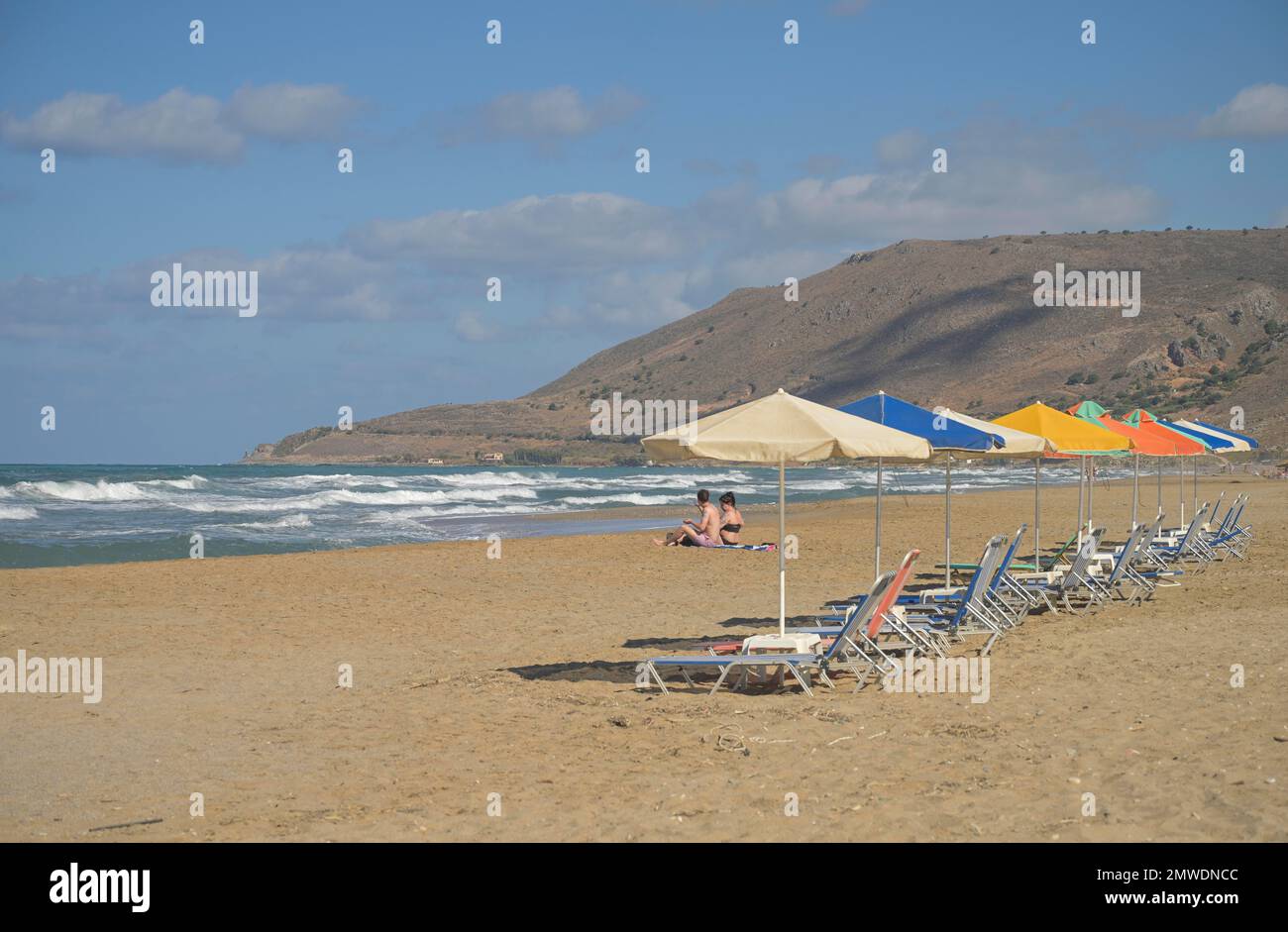North crete beach hi-res stock photography and images - Alamy