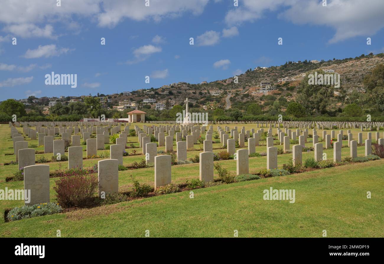 British Military Cemetery Souda Bay War Cemetery, Souda, Crete, Greece ...