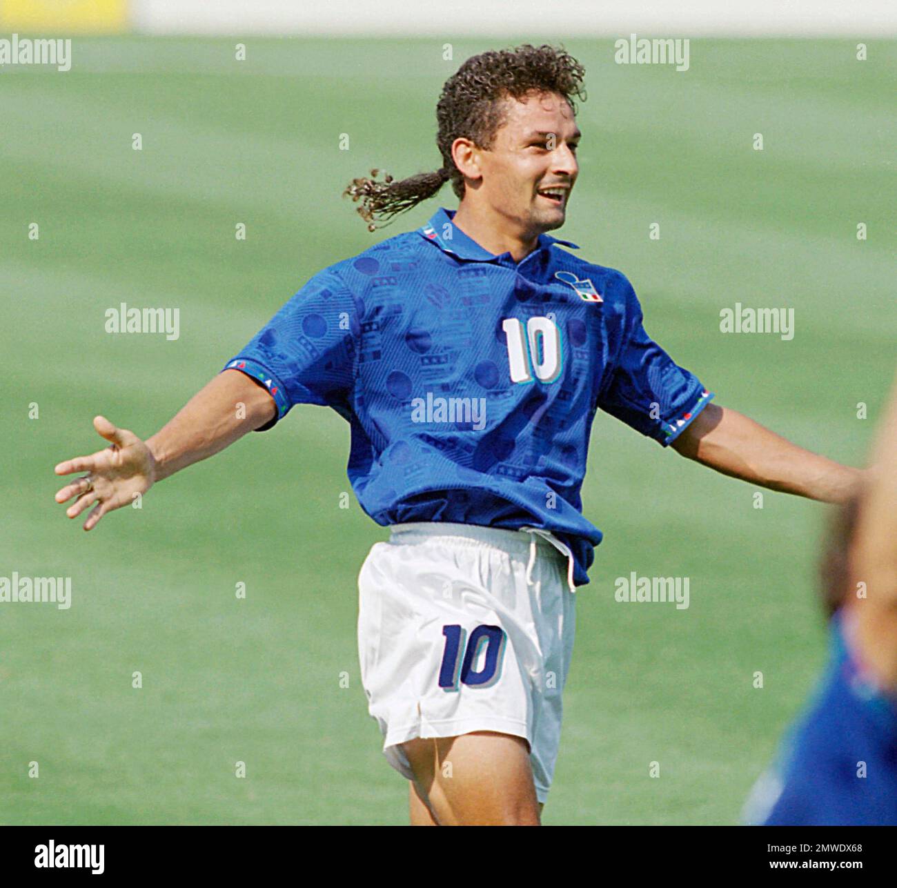 FILE - In this July 13, 1994 file photo, Italy's Roberto Baggio ...