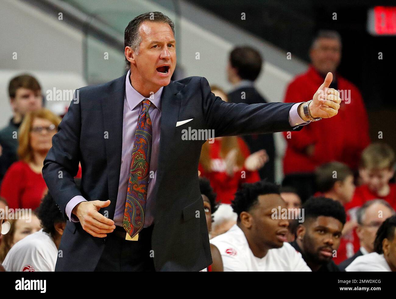 North Carolina State head coach Mark Gottfried coaches from the ...