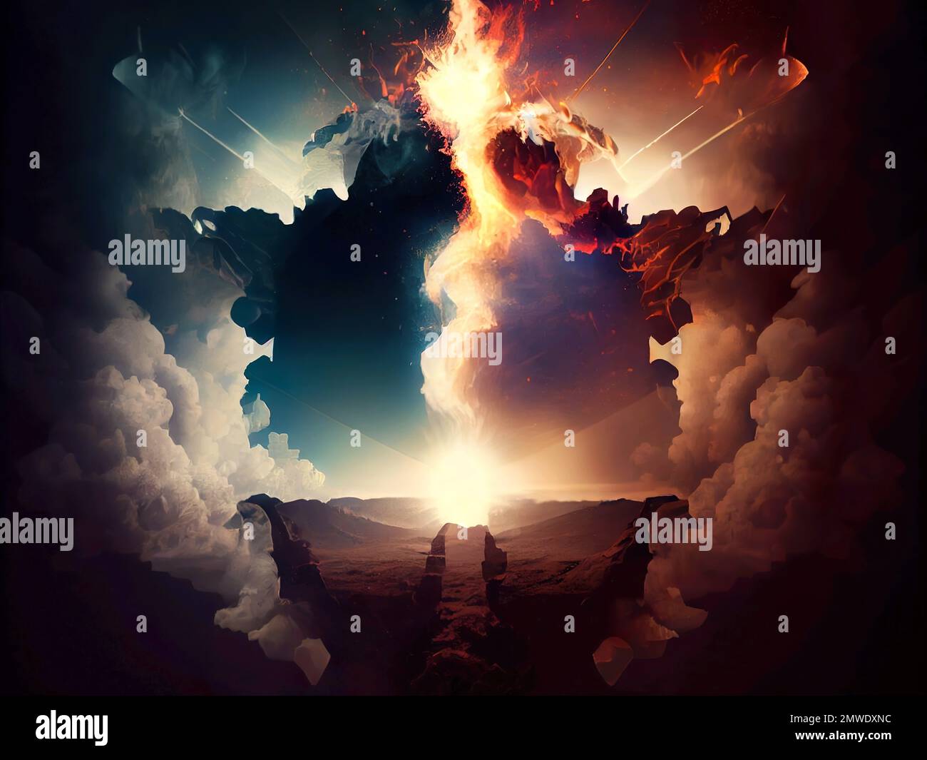 Good Vs Evil Background Good Vs Evil Background