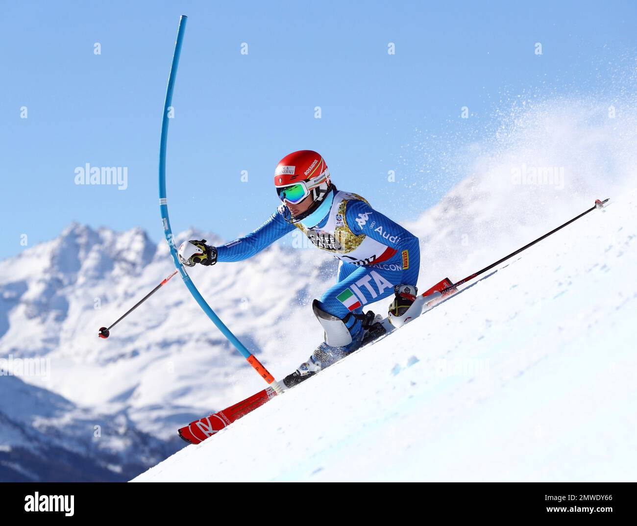 Italy's Federica Brignone competes during a women's slalom, at the ...