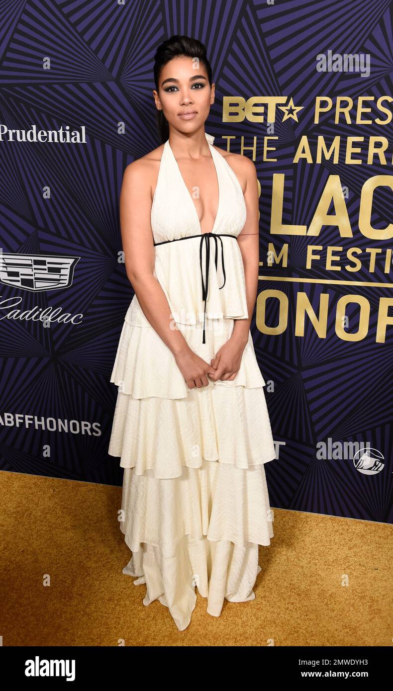 Actress Alexandra Shipp poses at the 2017 ABFF Awards: A Celebration of ...