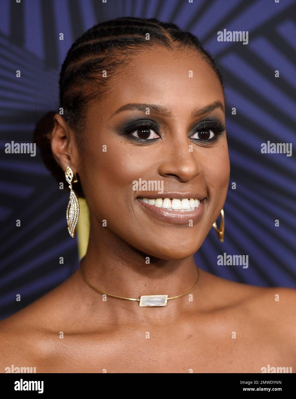 Actress Issa Rae, recipient of the Rising Star Award, poses at the 2017 ...