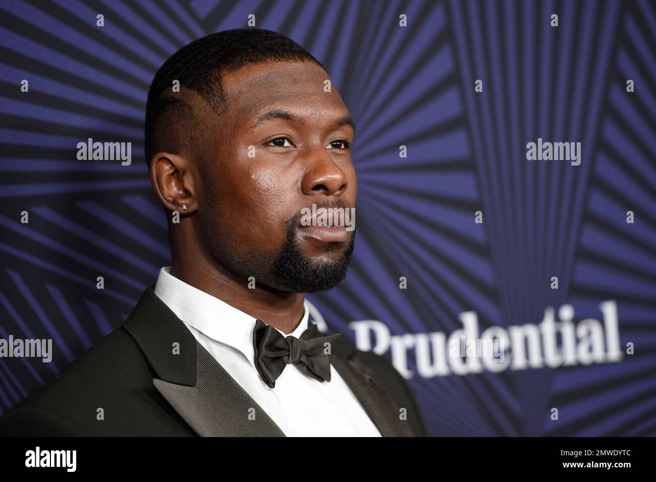 Actor Trevante Rhodes poses at the 2017 ABFF Awards: A Celebration of ...