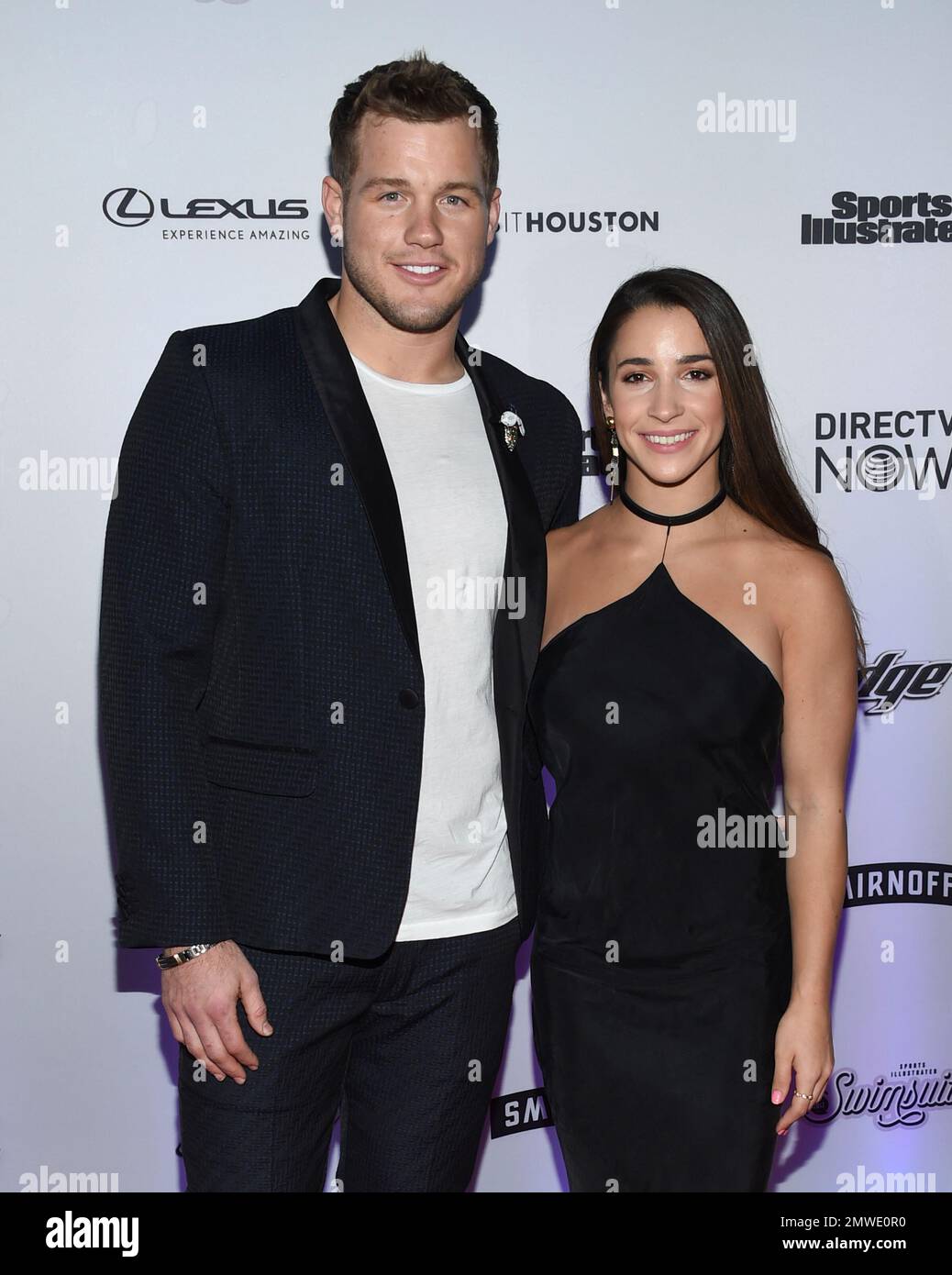 Gymnast Aly Raisman and boyfriend Colton Underwood attend the Sports ...