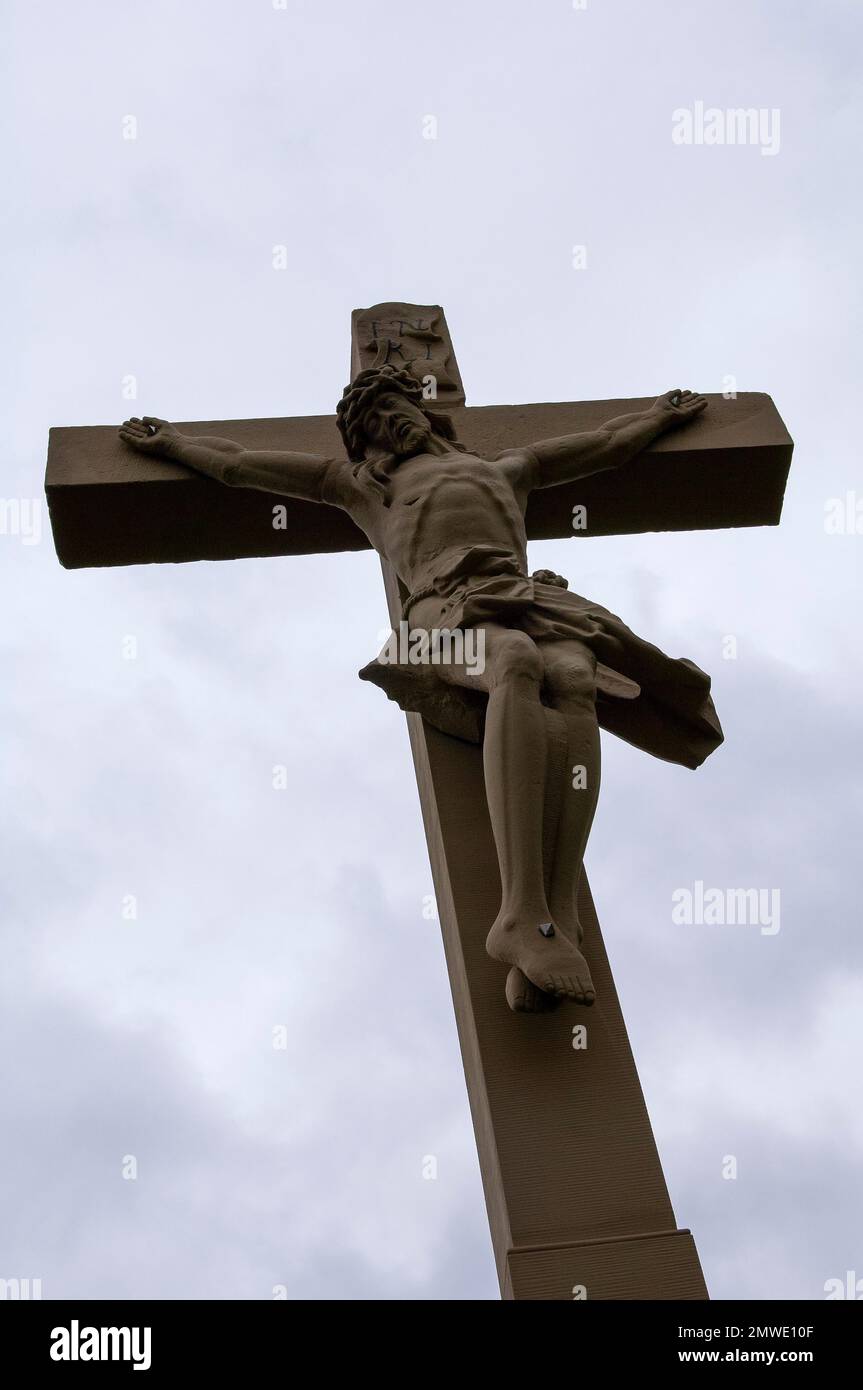 Christ cross looking hi-res stock photography and images - Alamy