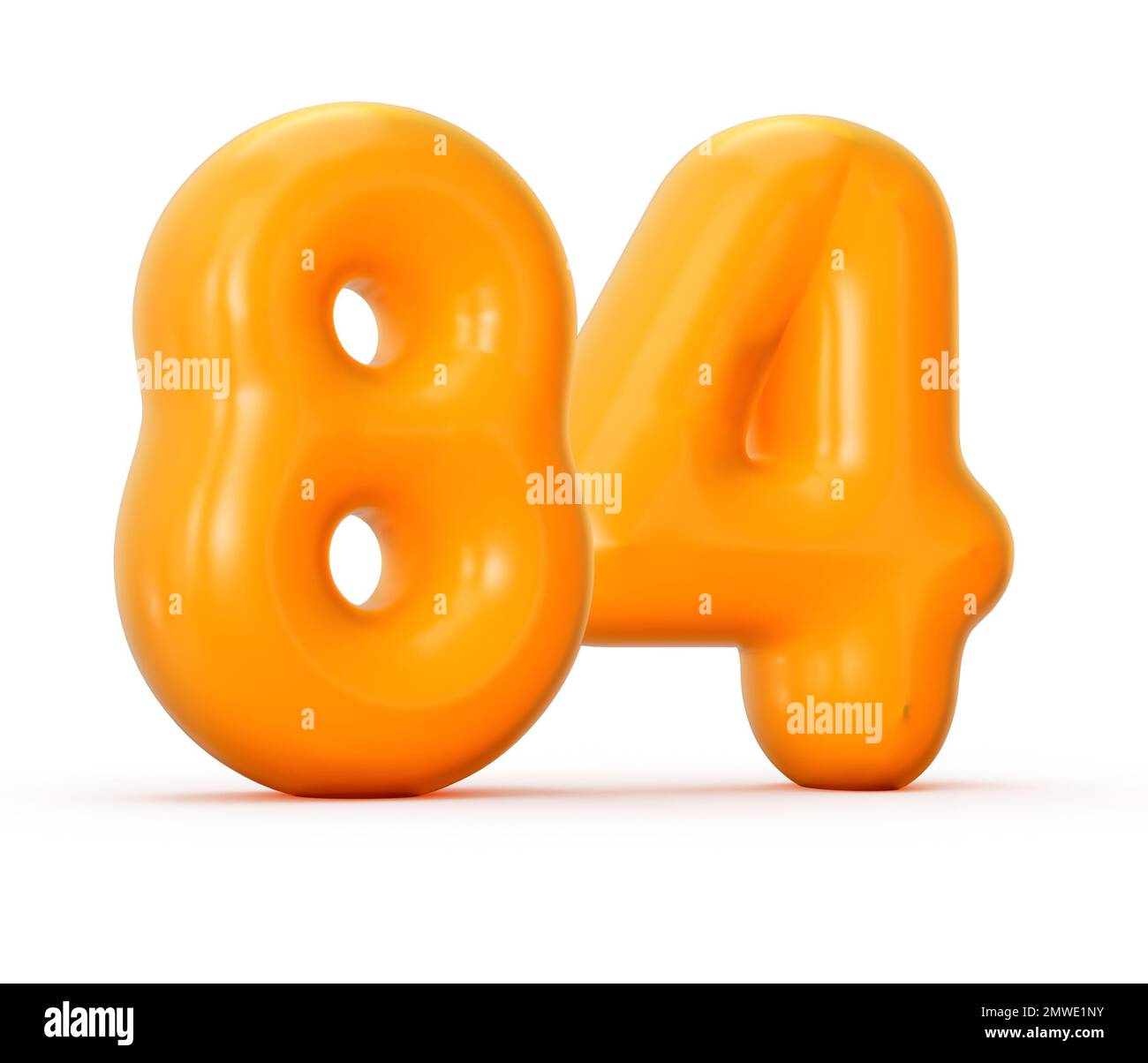 3d number 84 Cut Out Stock Images & Pictures - Alamy