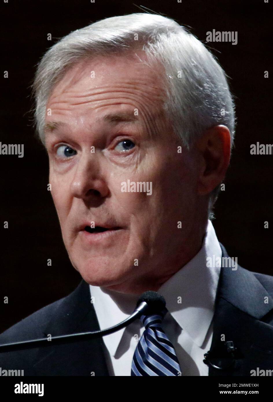 Former Secretary of the Navy and former Mississippi Gov. Ray Mabus ...