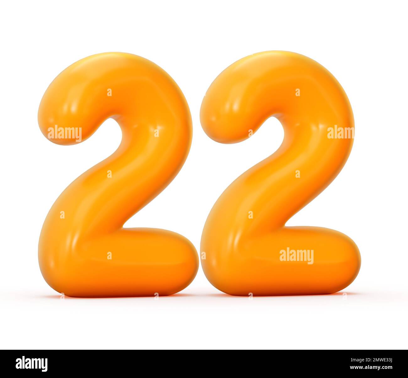 Number 22 Cut Out Stock Images & Pictures - Alamy