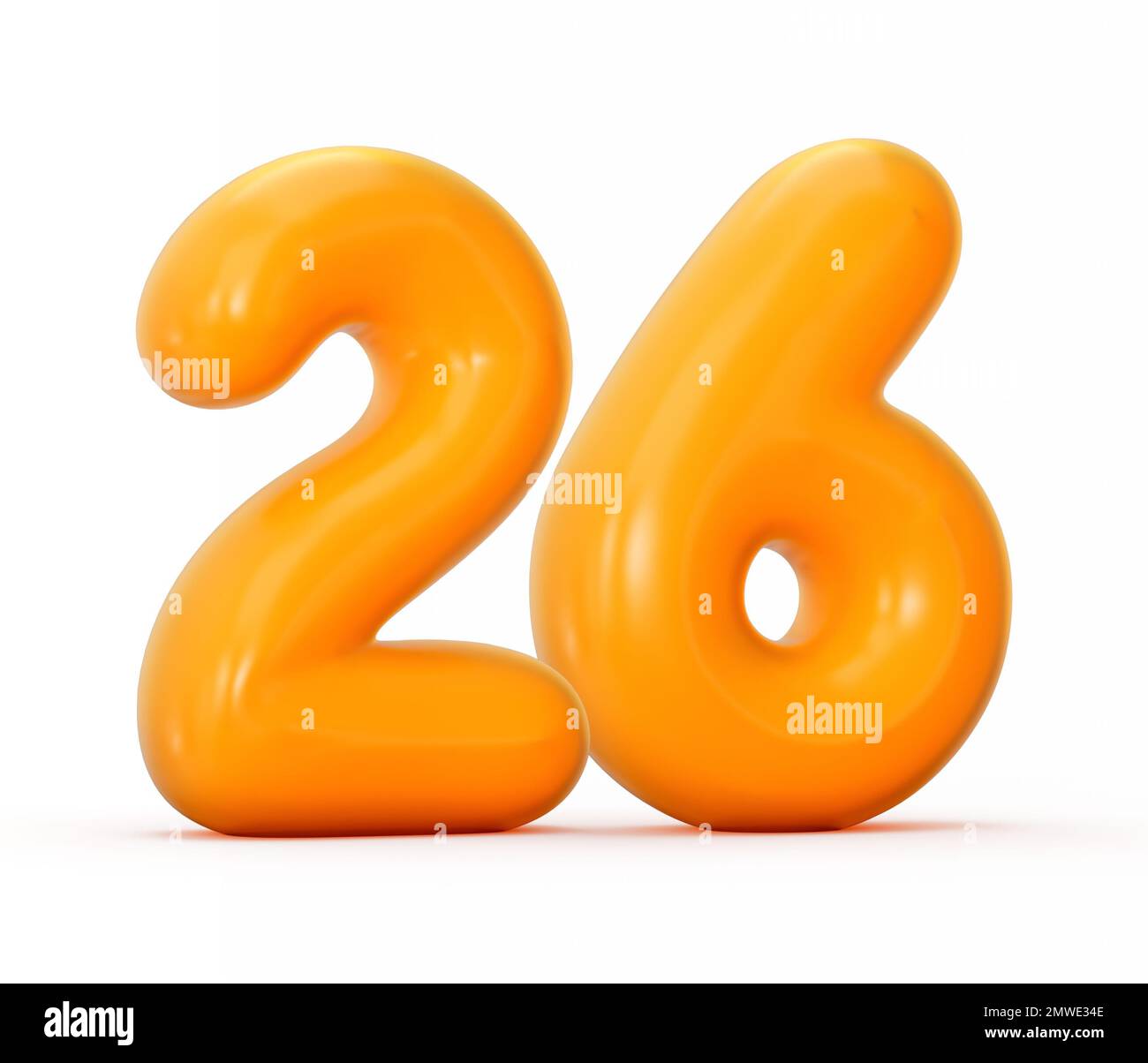 Number 26 Cut Out Stock Images & Pictures - Alamy
