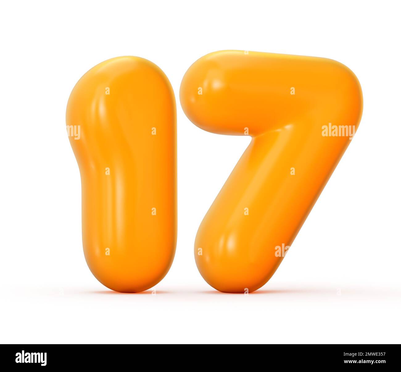 Number 17 Cut Out Stock Images & Pictures - Alamy