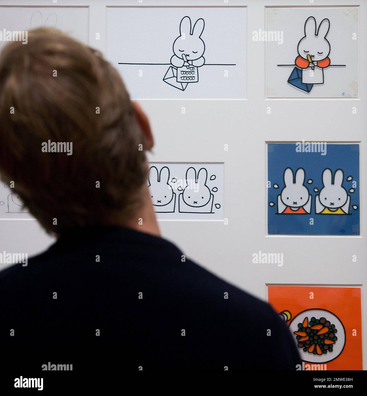 FILE - In this Thursday Aug. 27, 2015 file image drawings of Miffy are ...