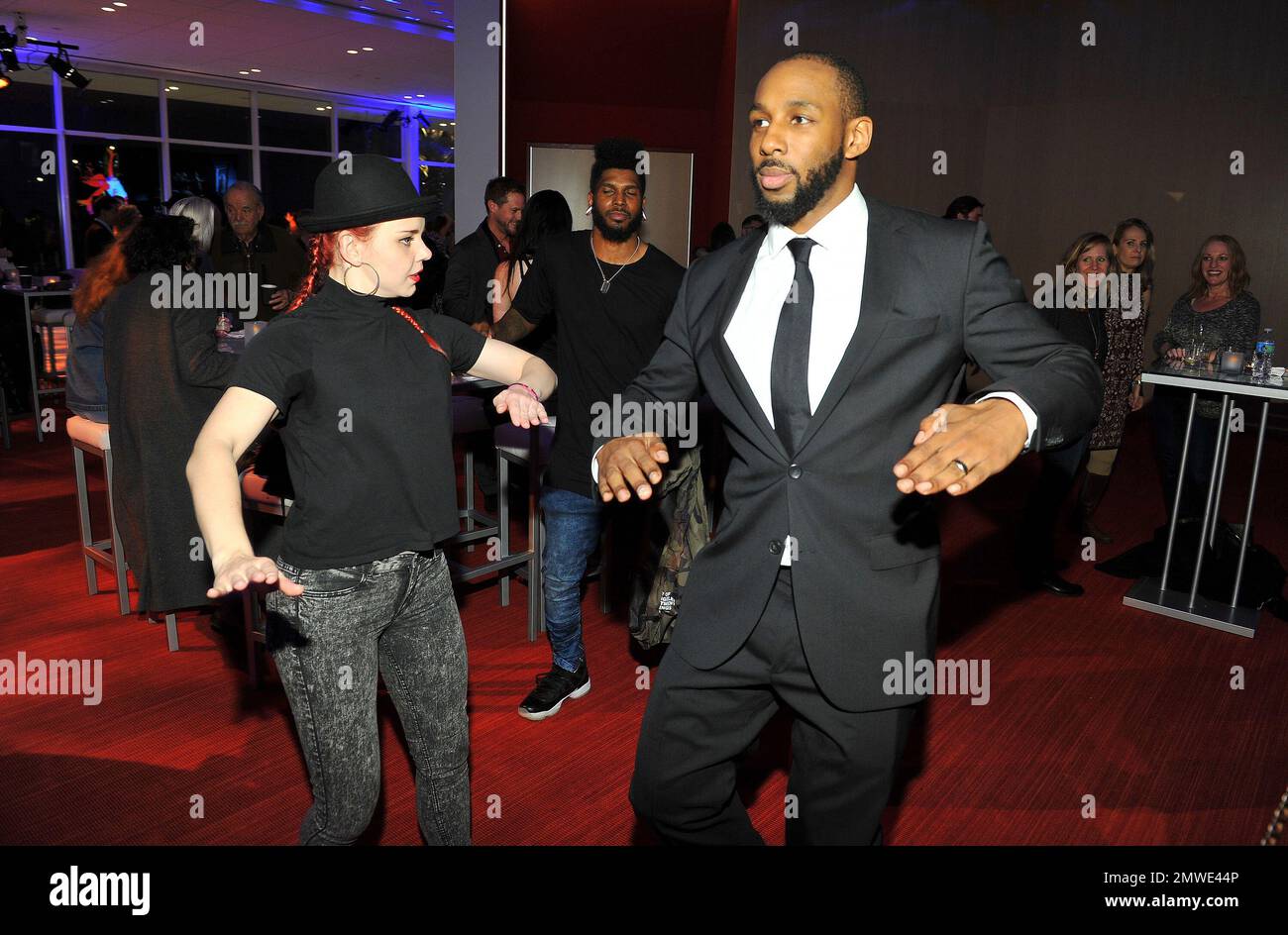 EXCLUSIVE - Stephen "tWitch" Boss dances at the reception following the ...