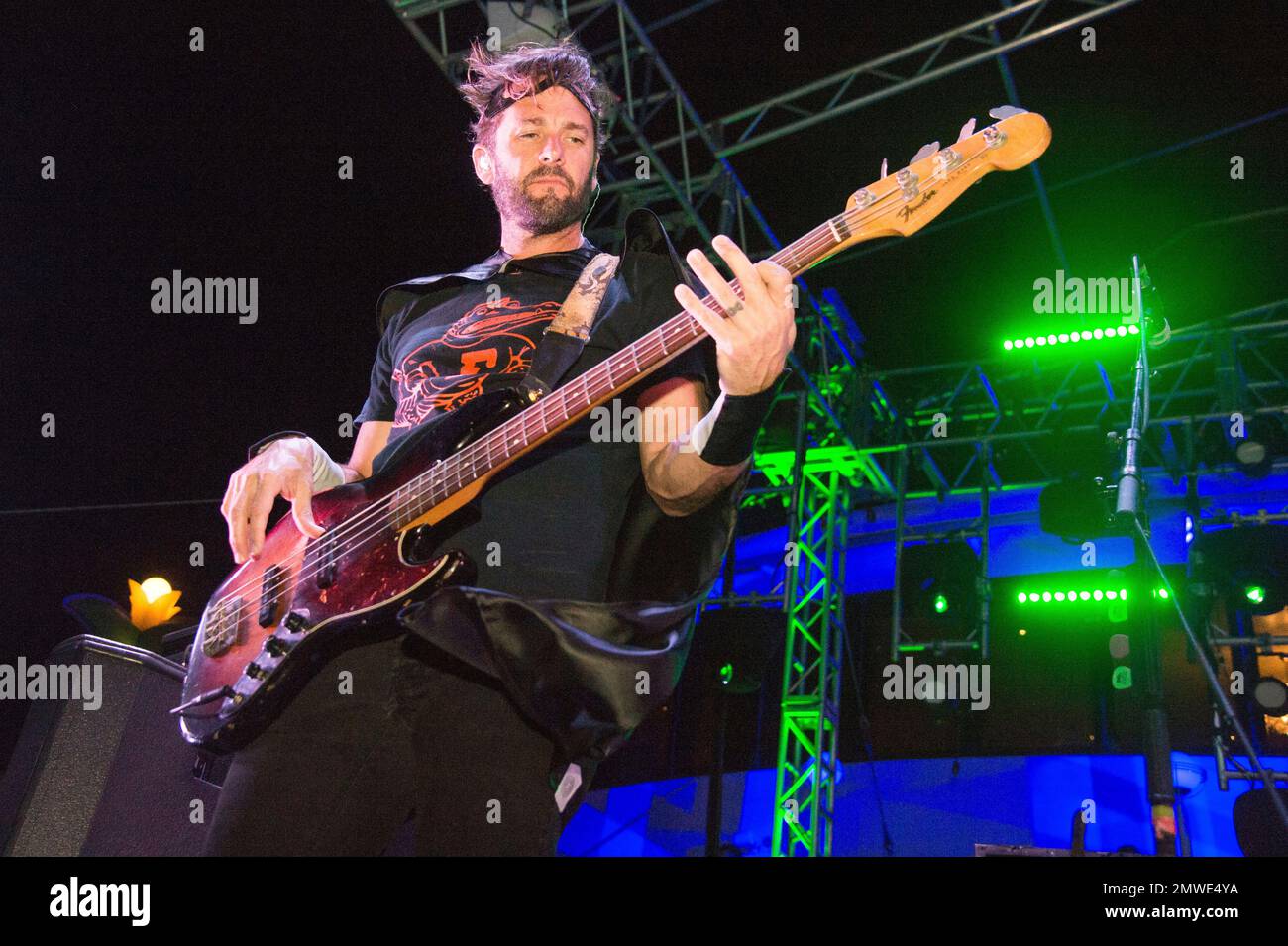 Jeff Beres of Sister Hazel performs on board the Norwegian Jade during ...